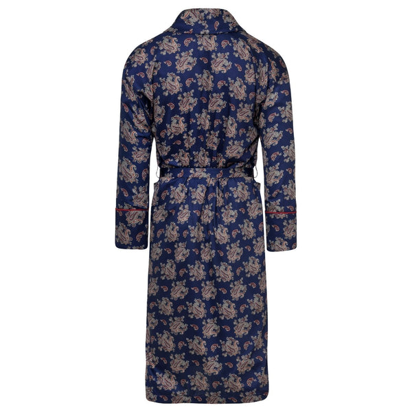 Blue Lightweight Men's Dressing Gown - Bown of London