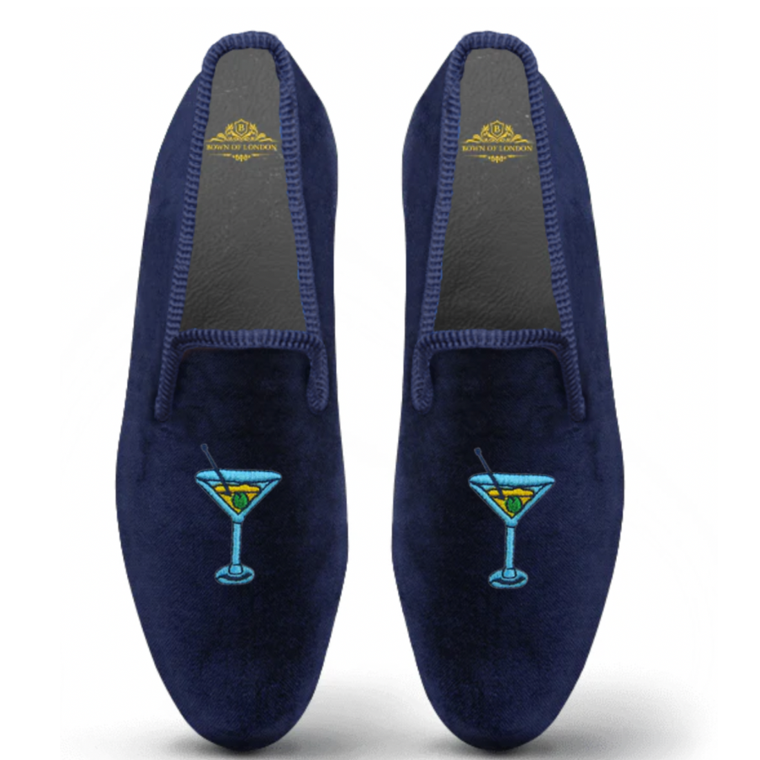 Men's Velvet Slippers | Bown of London
