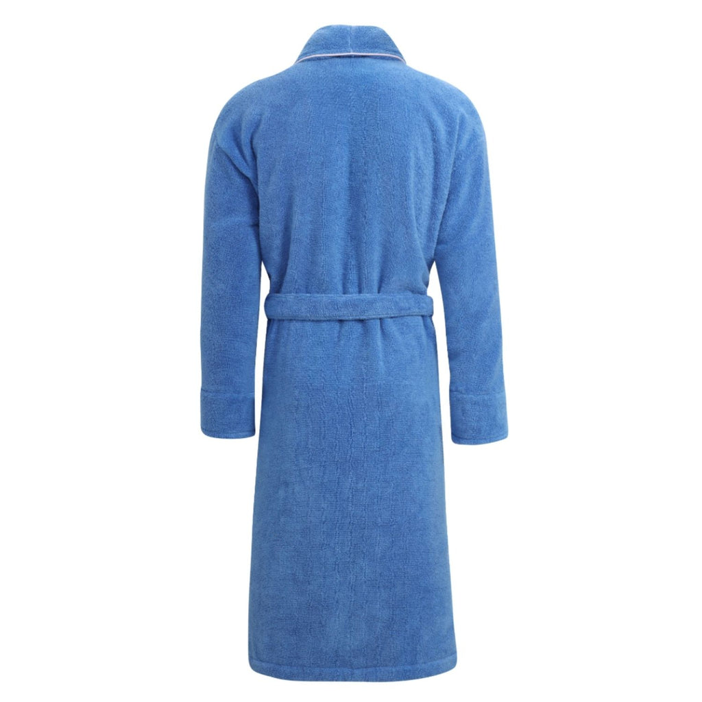 Women's Blue Towelling Dressing Gown | Bown of London